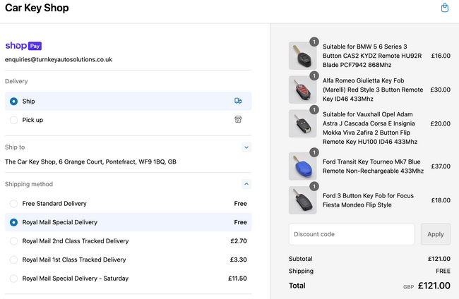 Get Your Car Keys Fast with The Car Key Shop: Next Day Shipping Across ...