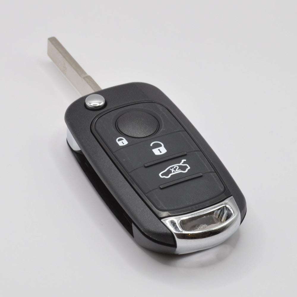 Fiat 3 Button Flip Remote Key Tipo/500X/Ducato MQB48 128 Bit 433Mhz ...