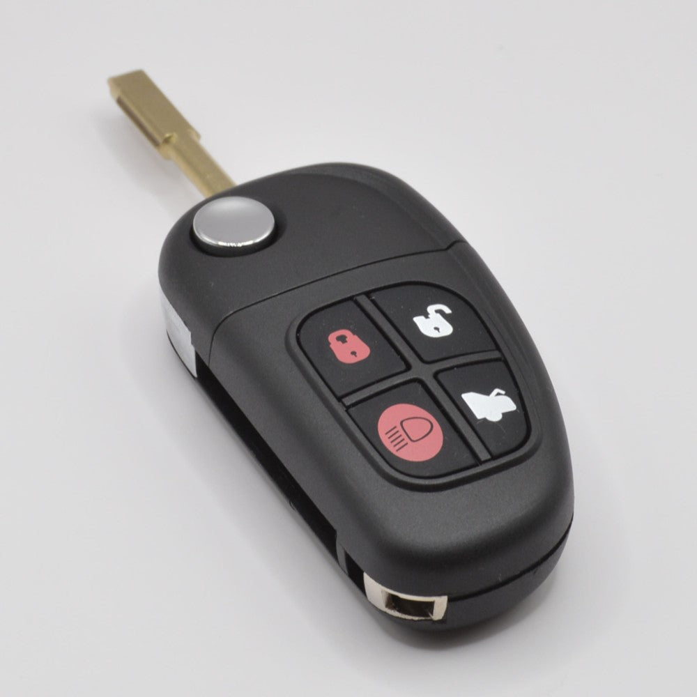 Jaguar 4 Button Flip Remote X-Type/S-Type/XJR 4D60 433Mhz. - Car Key Shop