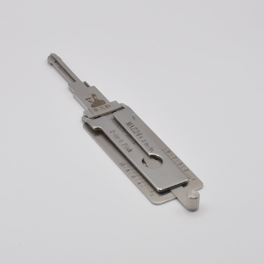 Lishi 2 in 1 MAZ24 V2 Pick and Decoder Automotive Locksmith Tool. - Car ...