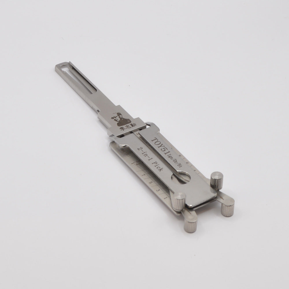 Lishi 2 in 1 TOY51 VA8 V3 Twin Lifter Pick and Decoder Automotive Lock ...